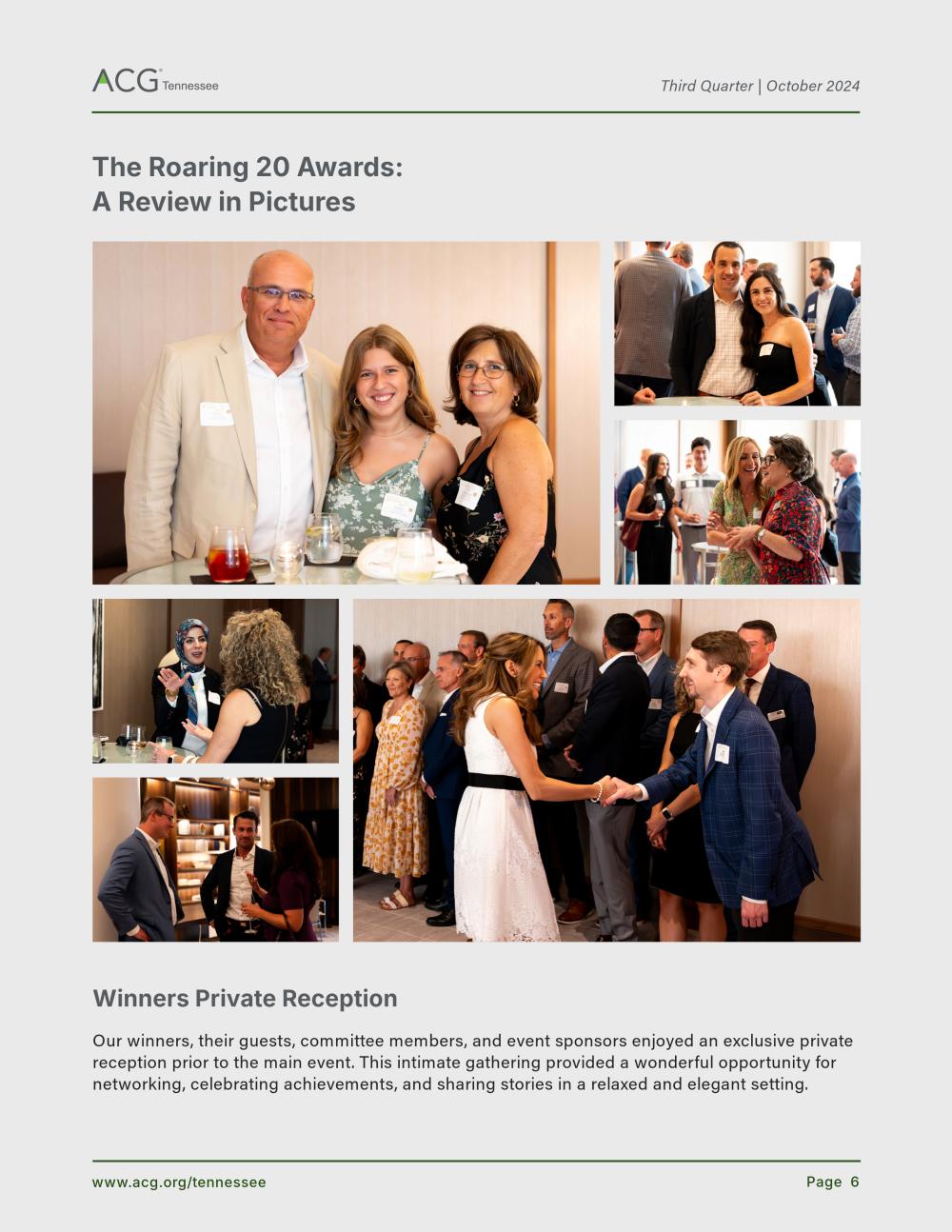 Q3 Newsletter - October 2024 | ACG Tennessee